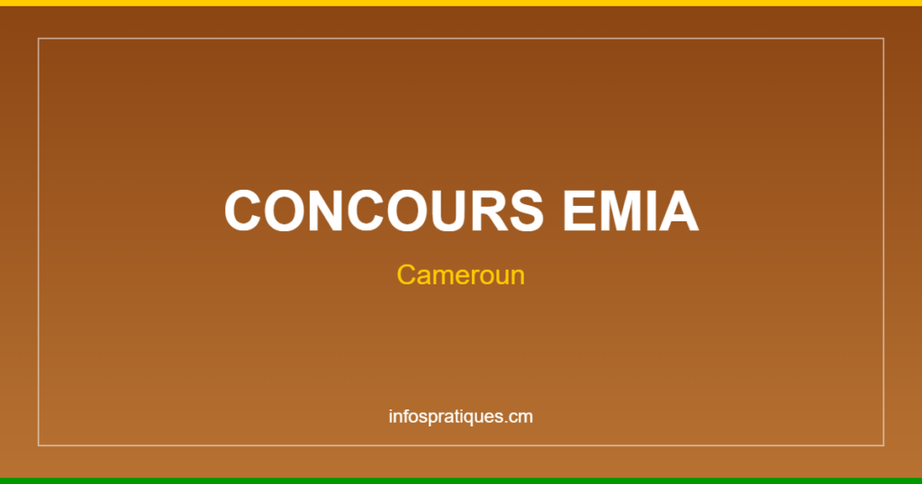 Concours EMIA Cameroun 2026 : Officiers